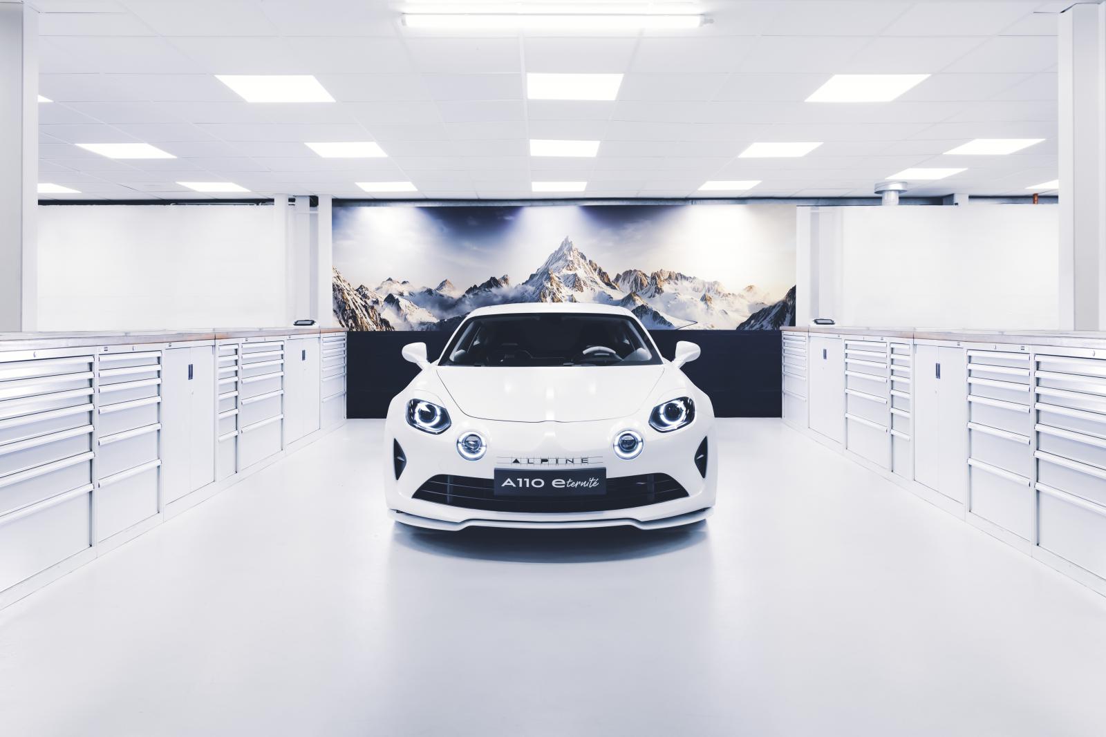 Nouvelle Alpine A110 E-ternité Concept Car dévoilée au GP F1 de France ...